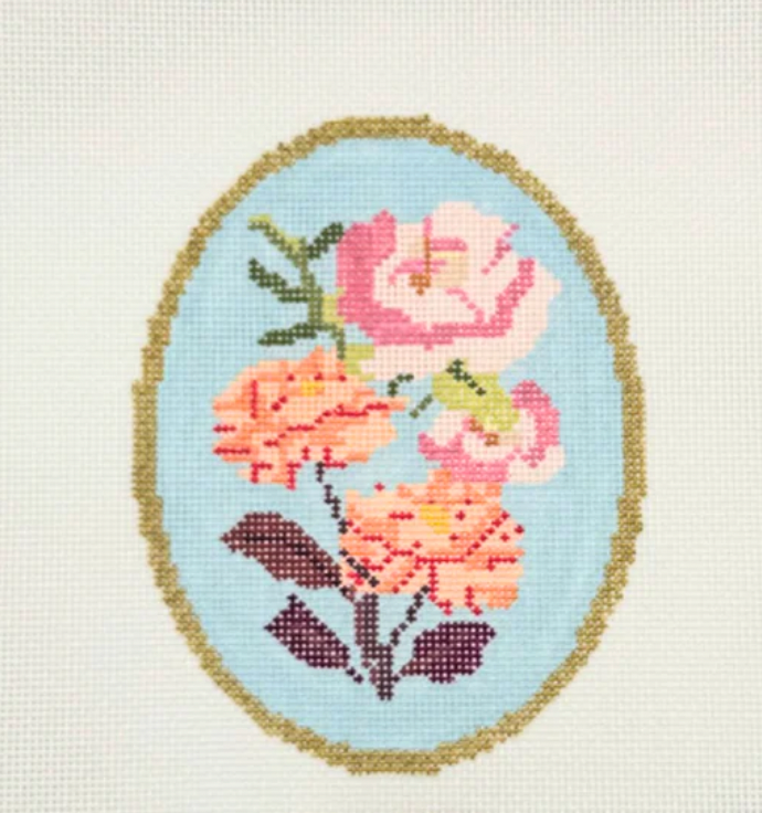 Atlantic Blue November Birth Flower – Stitch by Stitch