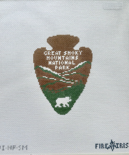 Fire and Iris FI-NP-SM Smokey Mountains Crest – Stitch by Stitch