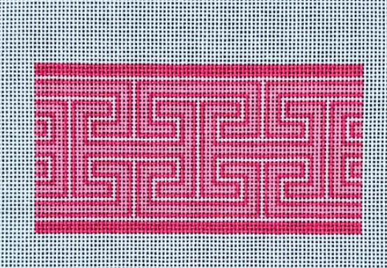 Lovemhbstudio PTR104A GREEK KEY 6X3 (PINKS) – Stitch by Stitch