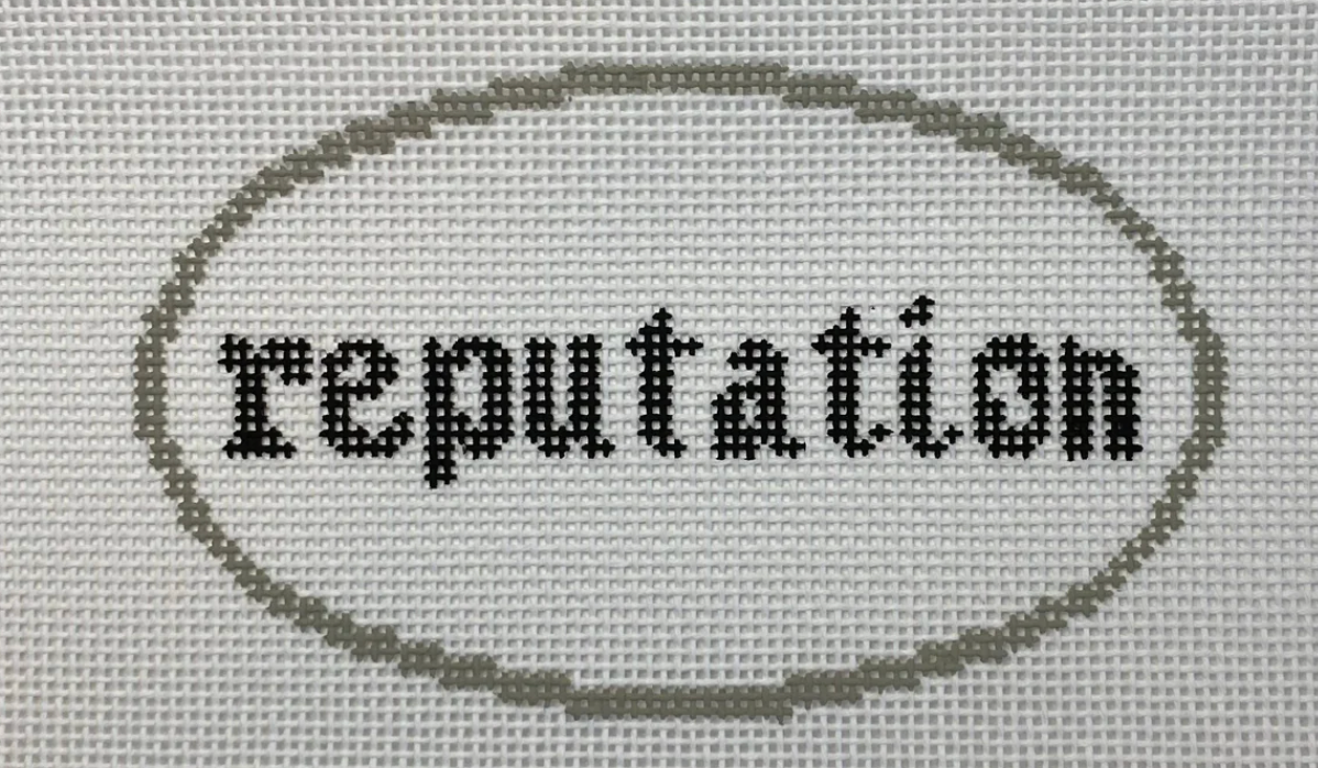 Nightowls Needlepoint Taylor Swift Tour Ovals - Reputation – Stitch by ...