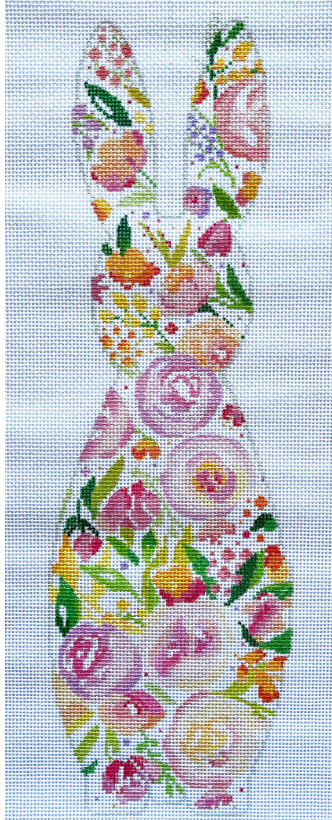 Blueberry Point 24-343 Multi-Floral Bunny – Stitch by Stitch