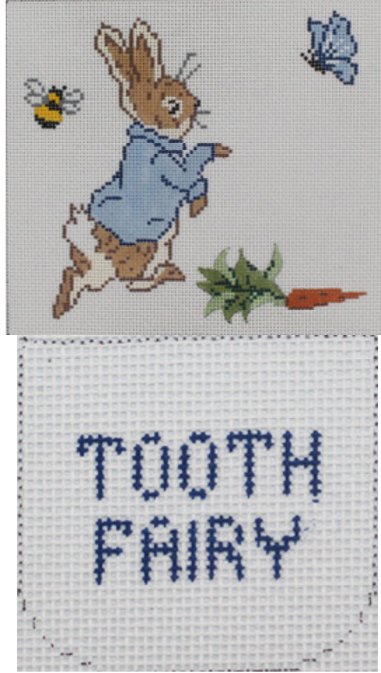 Elm Tree Designs PO61 Peter Rabbit Tooth Fairy Pillow – Stitch by Stitch