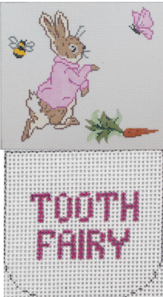 Elm Tree Designs PO61A Peter Rabbit Tooth Fairy Pillow – Stitch by Stitch