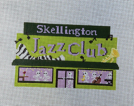 Gingham Stitchery Maddie Sweet MS58-18 Skellington's Jazz Bar – Stitch ...