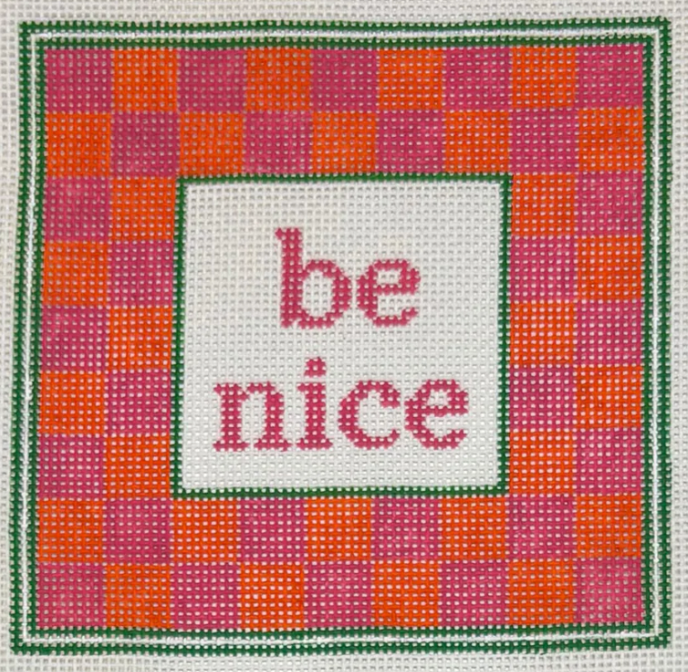Threading Treasures Be Nice – Stitch by Stitch