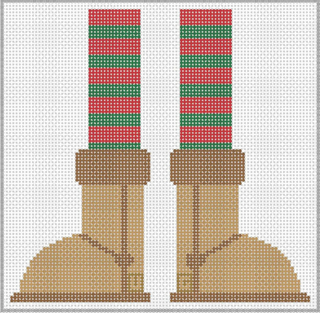 Kate Irby KI44 Elf in Boots Tan – Stitch by Stitch