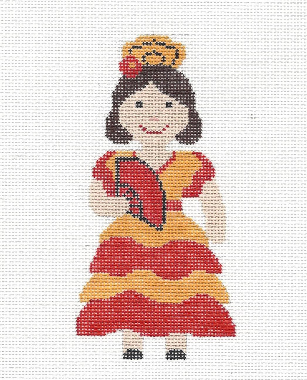 A Stitch In Time ASIT370 Spanish Girl – Stitch by Stitch