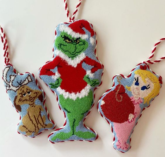 Elm Tree Designs Grinch Set (3 Figures) – Stitch by Stitch