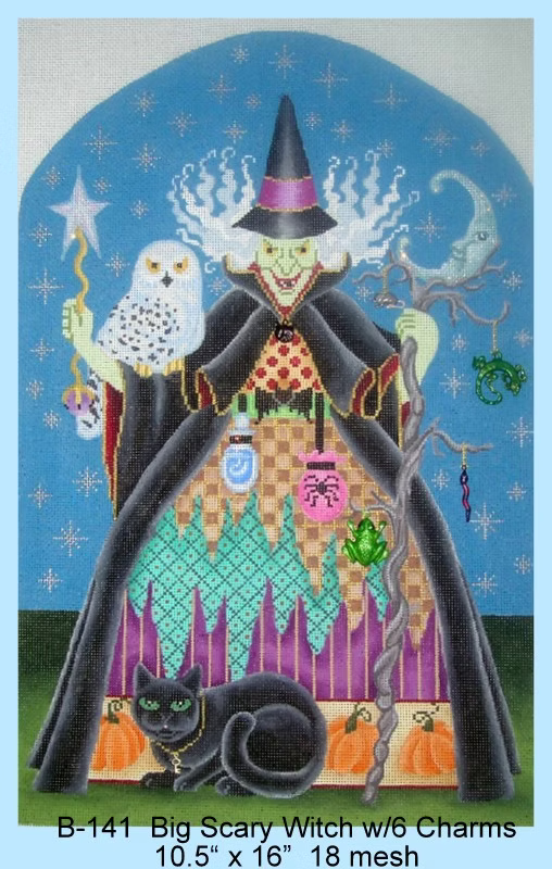 Brenda Stofft B-141 Big Scary Witch – Stitch by Stitch