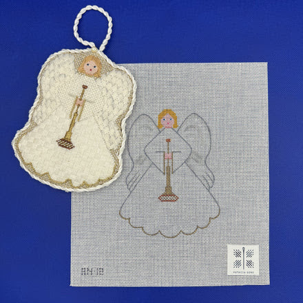 Patricia Sone Angel with Horn – Stitch by Stitch
