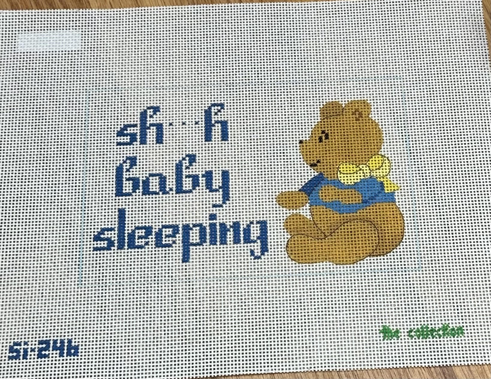 The Collection SI246 Pooh Baby Sleeping – Stitch by Stitch