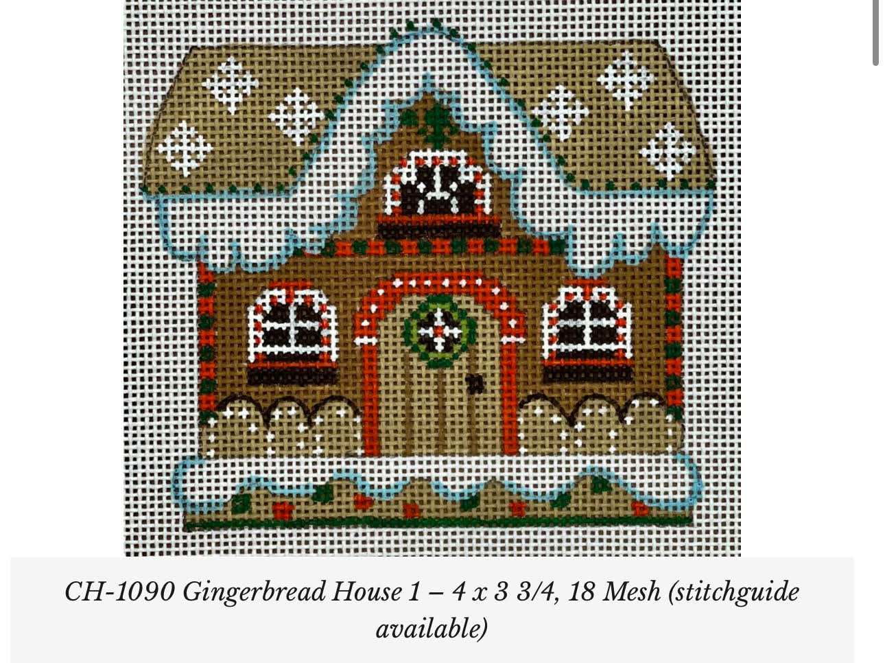 Danji Designs CH-1090 Gingerbread House 1 – Stitch by Stitch