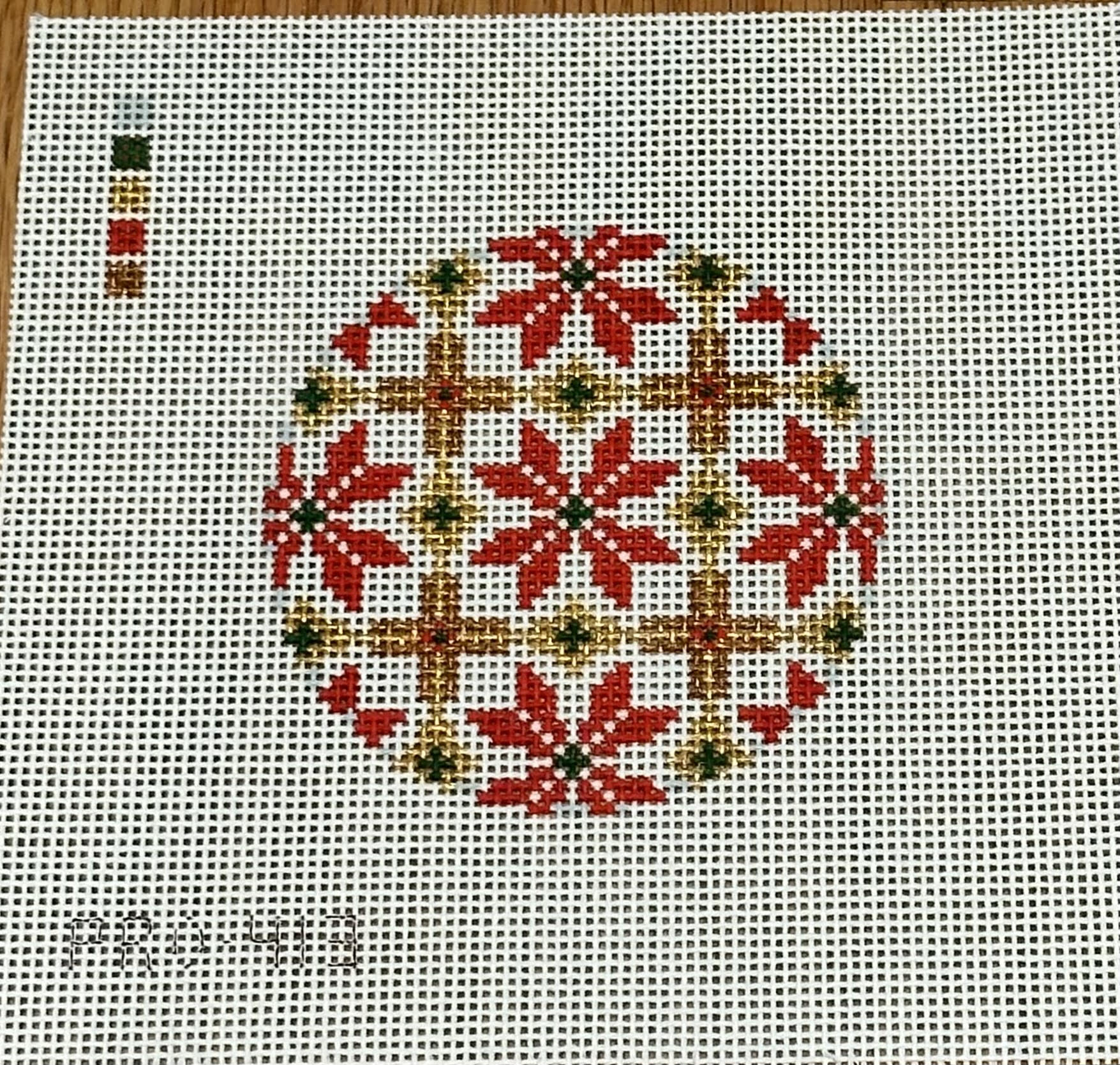TEW TLD-413 Red/Gold 13 mesh 4" Round – Stitch by Stitch