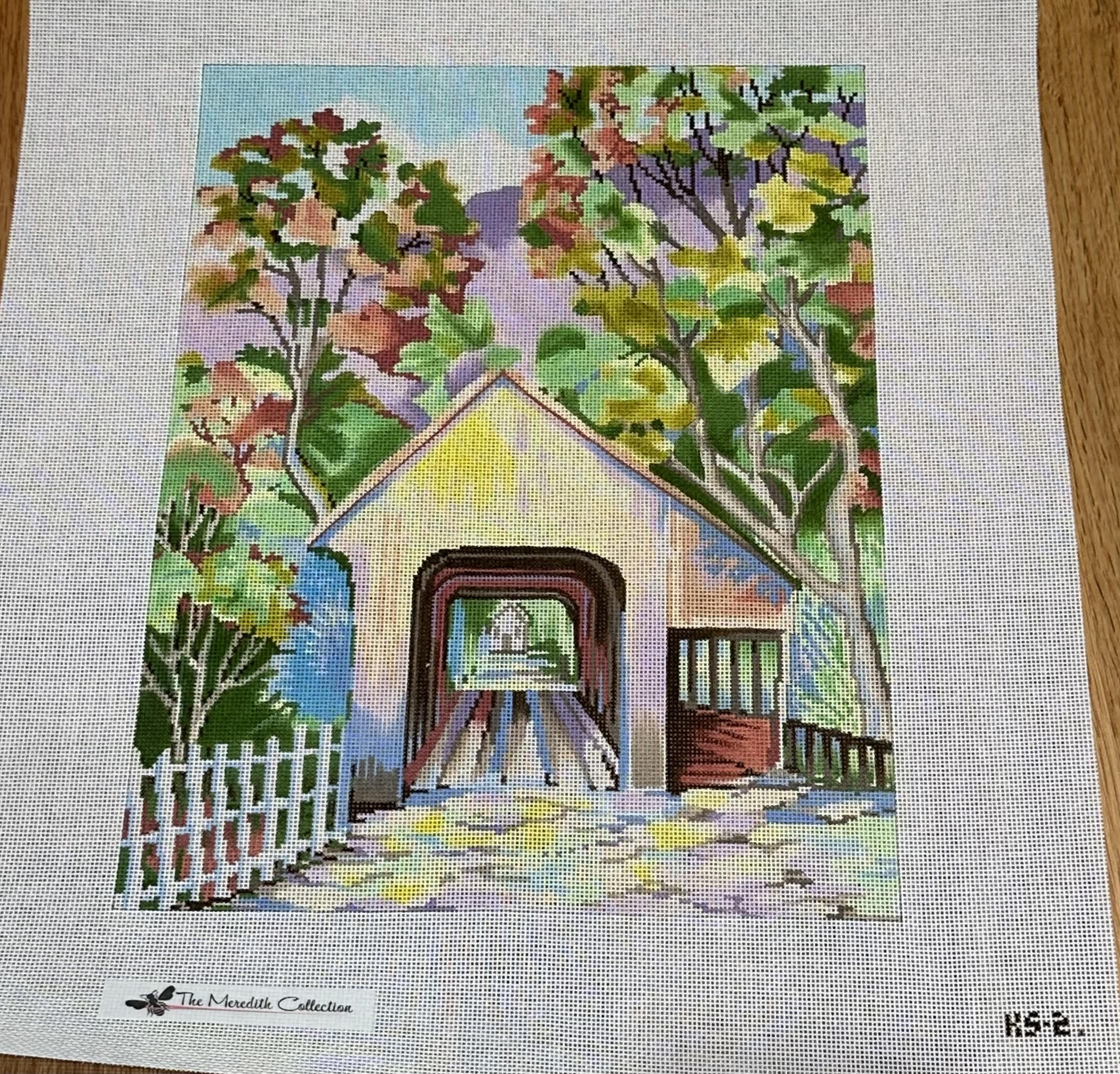 Meredith Collection KS-2 Covered Bridge – Stitch by Stitch
