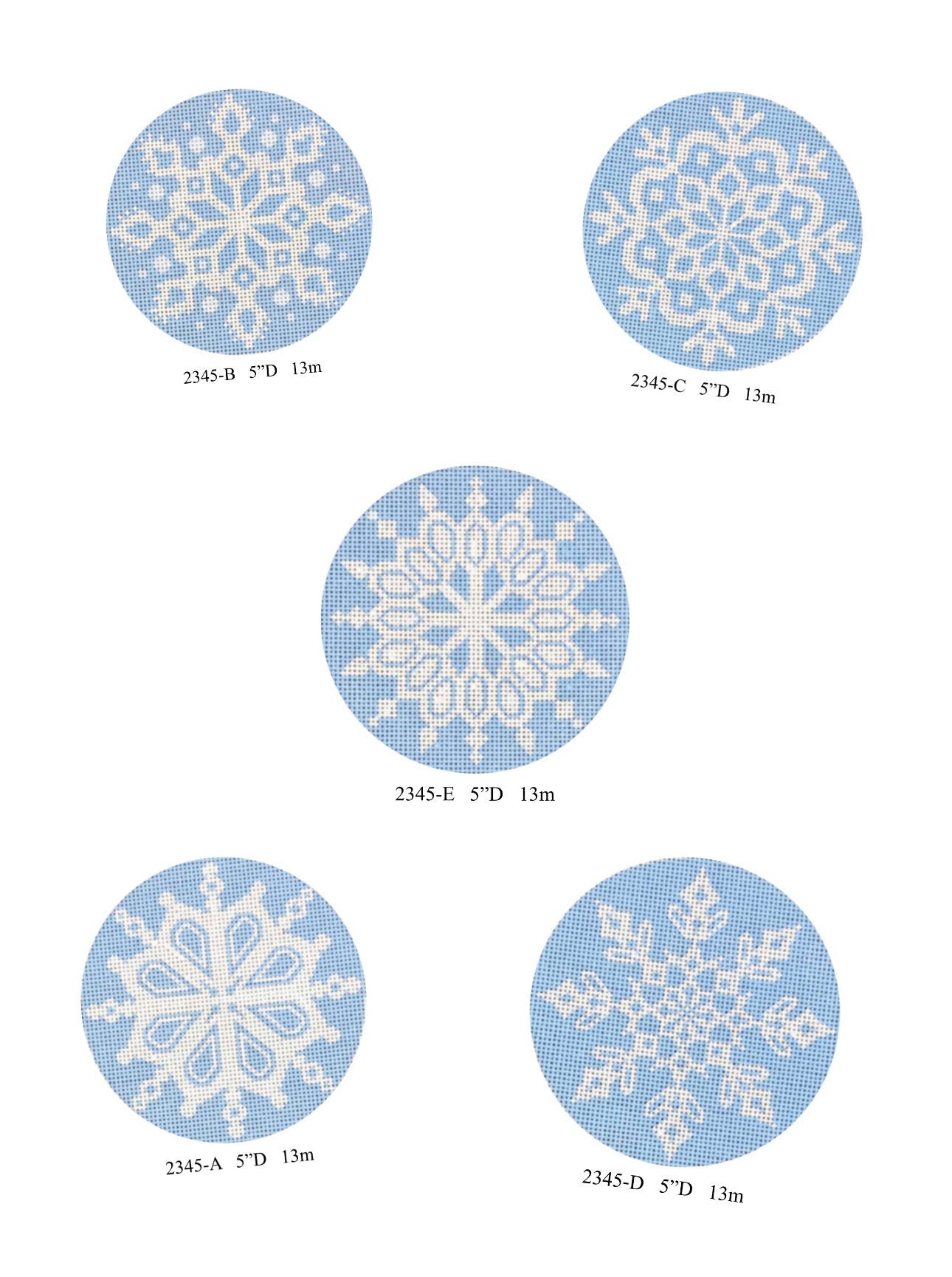 Melissa Shirley 2345C Snowflake C – Stitch by Stitch