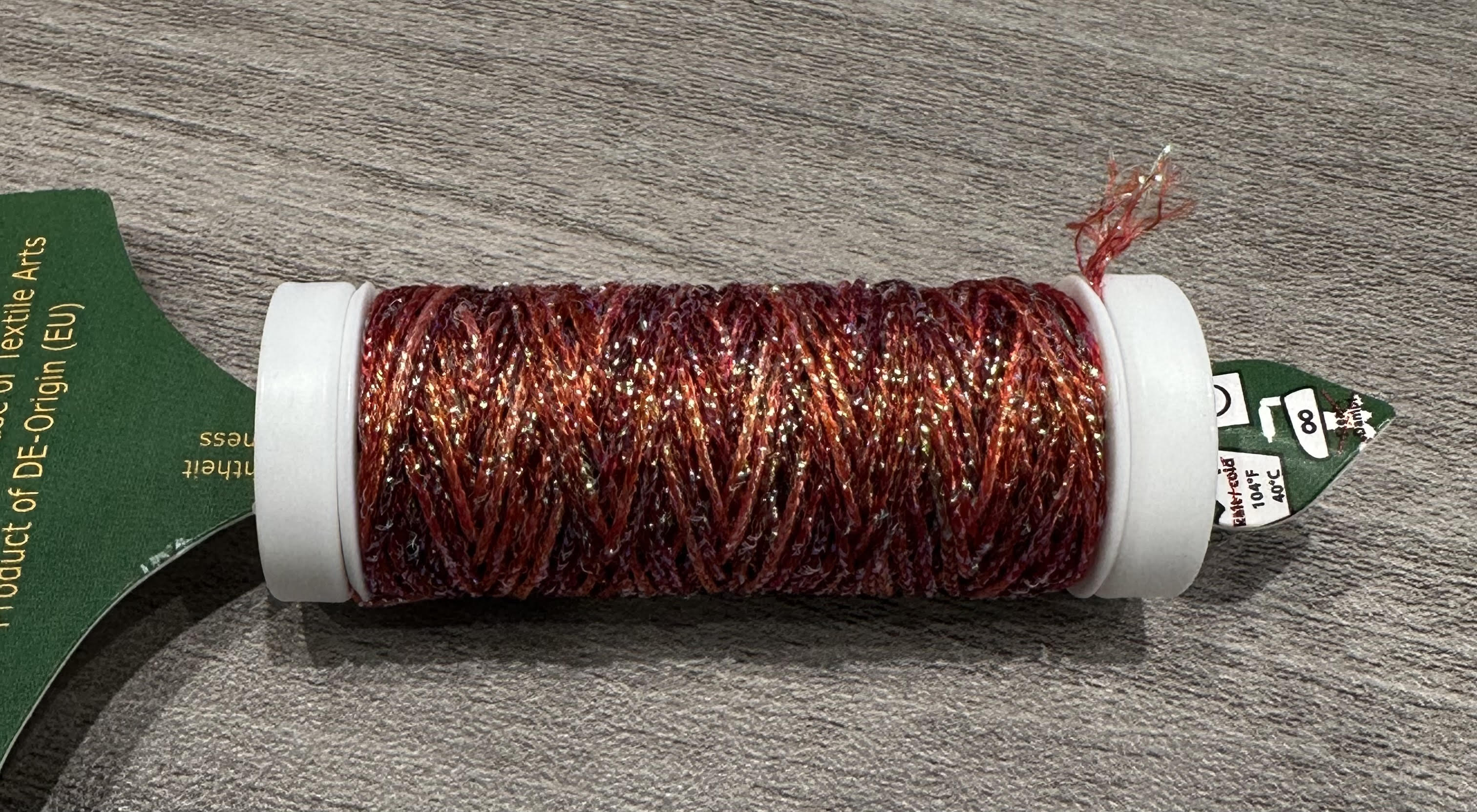 111 Frida #8 Metallic Braid – Stitch by Stitch