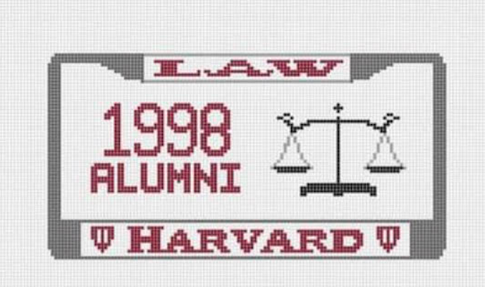 Customizable License Plate - Pillow Size – Stitch by Stitch