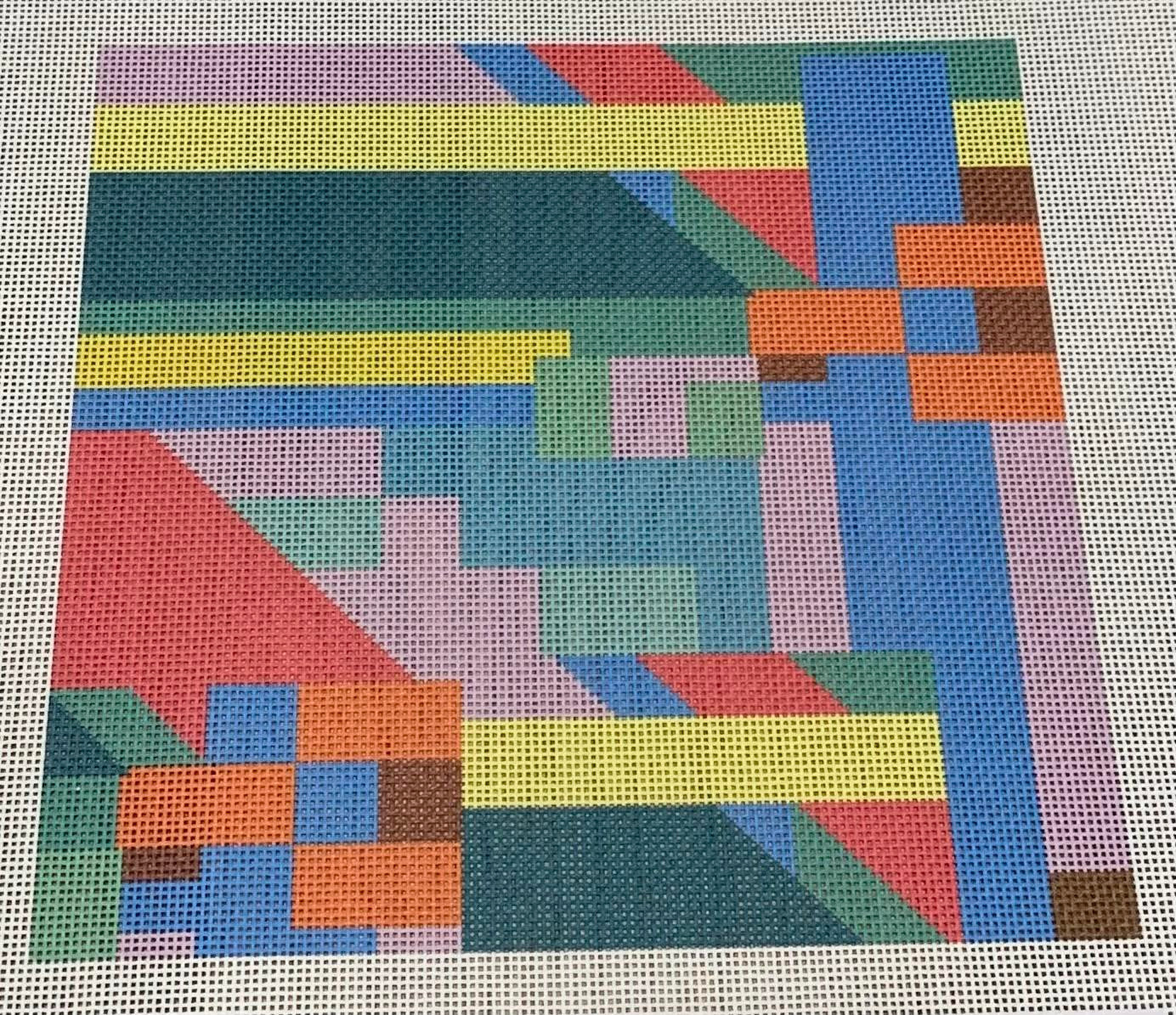 Mimi In Stitches Modern Mirror Image #1 – Stitch by Stitch