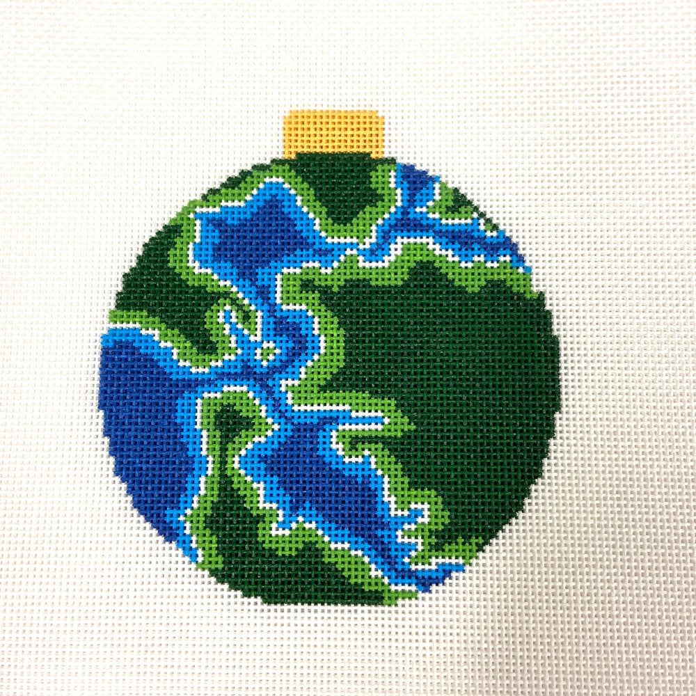 Ann Kaye AOK69 San Francisco Bay Map Ornament – Stitch by Stitch