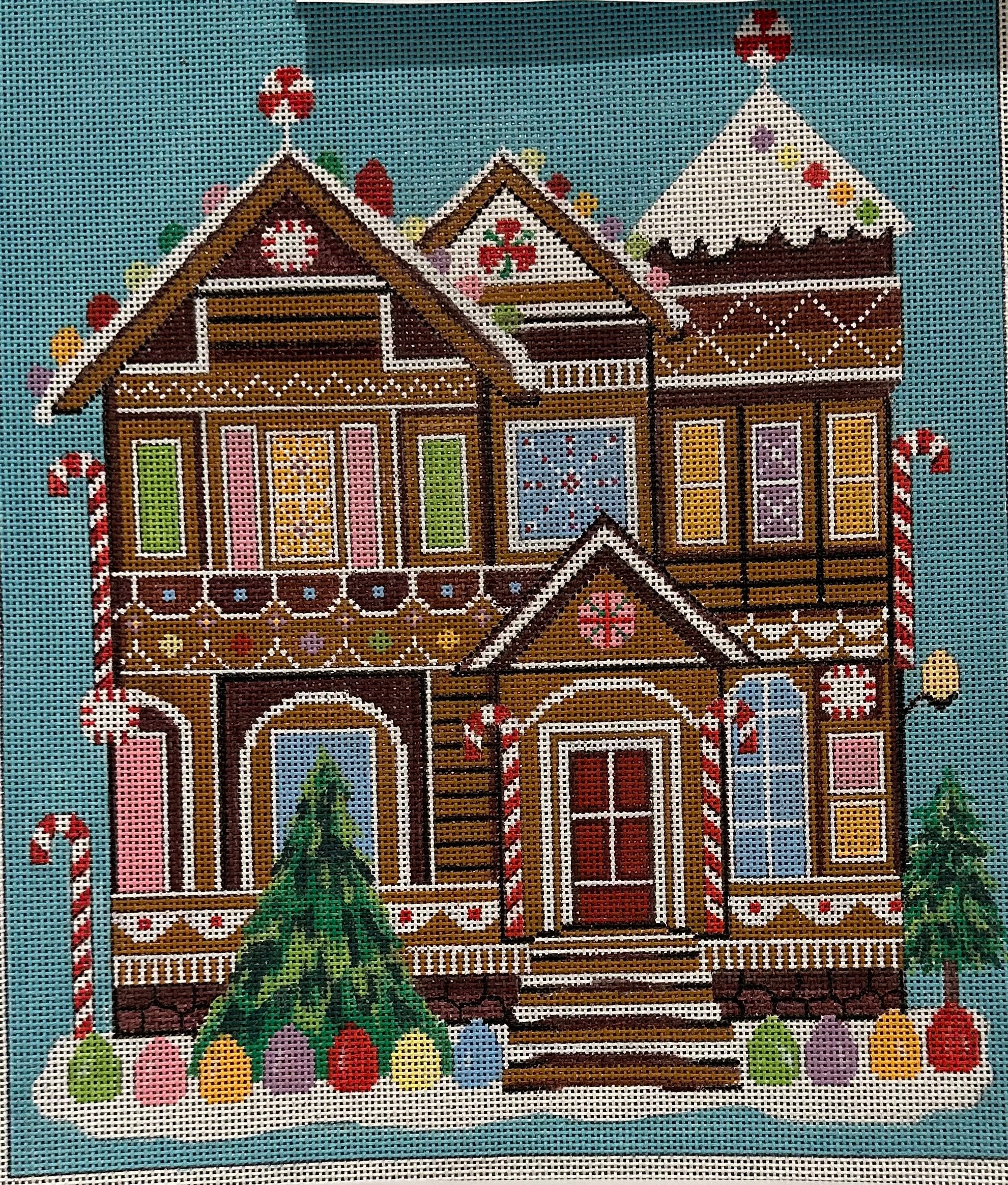 Alice Peterson AP4421 Gum Drop Gingerbread House – Stitch by Stitch
