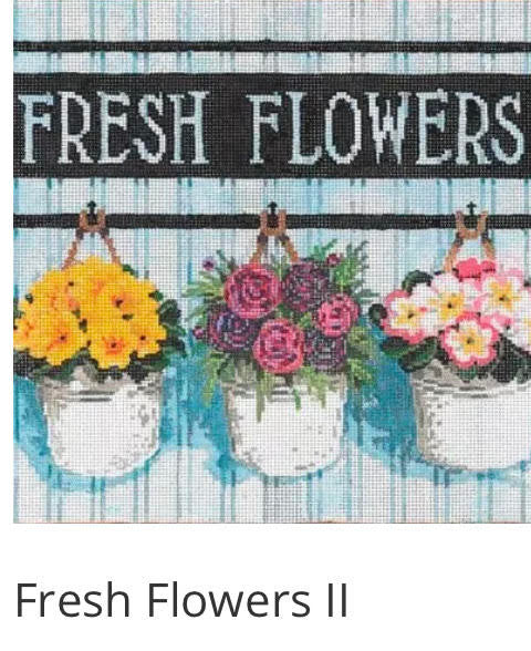 Sandra Gilmore Fresh Flowers II – Stitch by Stitch
