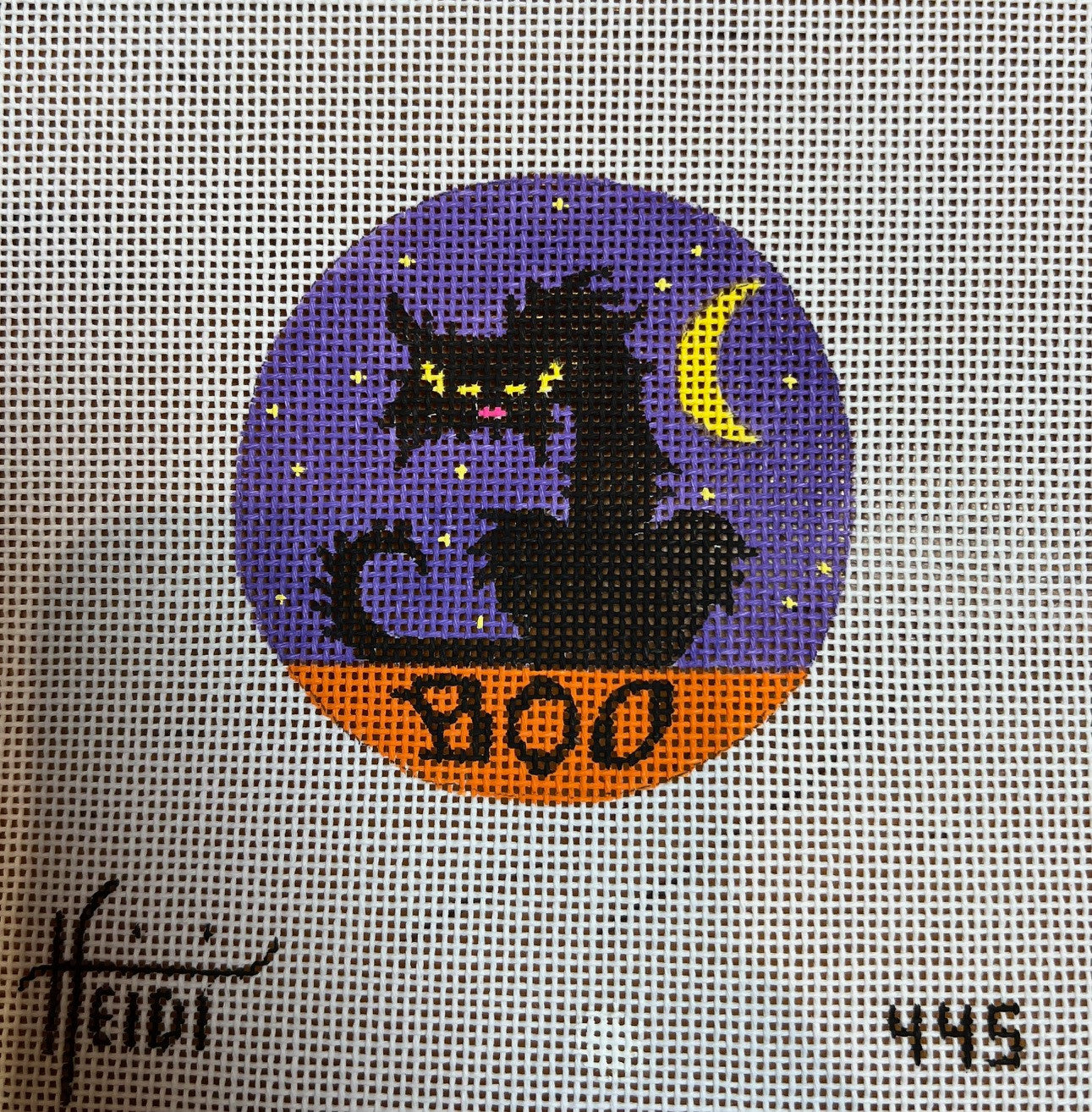 Heidi Stanley #445 Boo Cat – Stitch by Stitch
