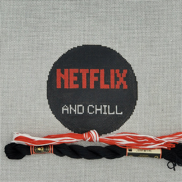 SilverStitch Needlepoint Netflix and Chill – Stitch by Stitch