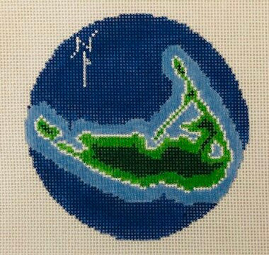 Ann Kaye AOK37 Nantucket Map Ornament – Stitch by Stitch