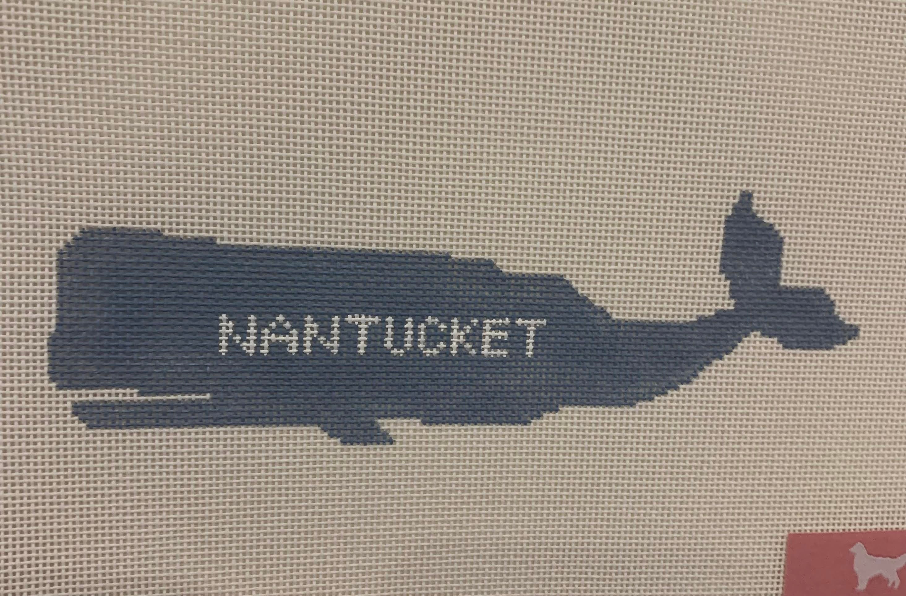 Poppy's Needlepoint Nantucket Whale – Stitch by Stitch
