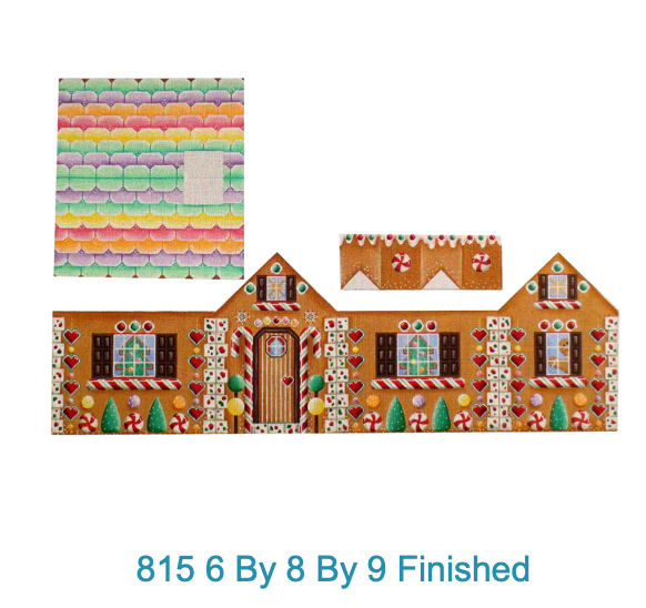 Rebecca Wood 815 Gingerbread House – Stitch by Stitch