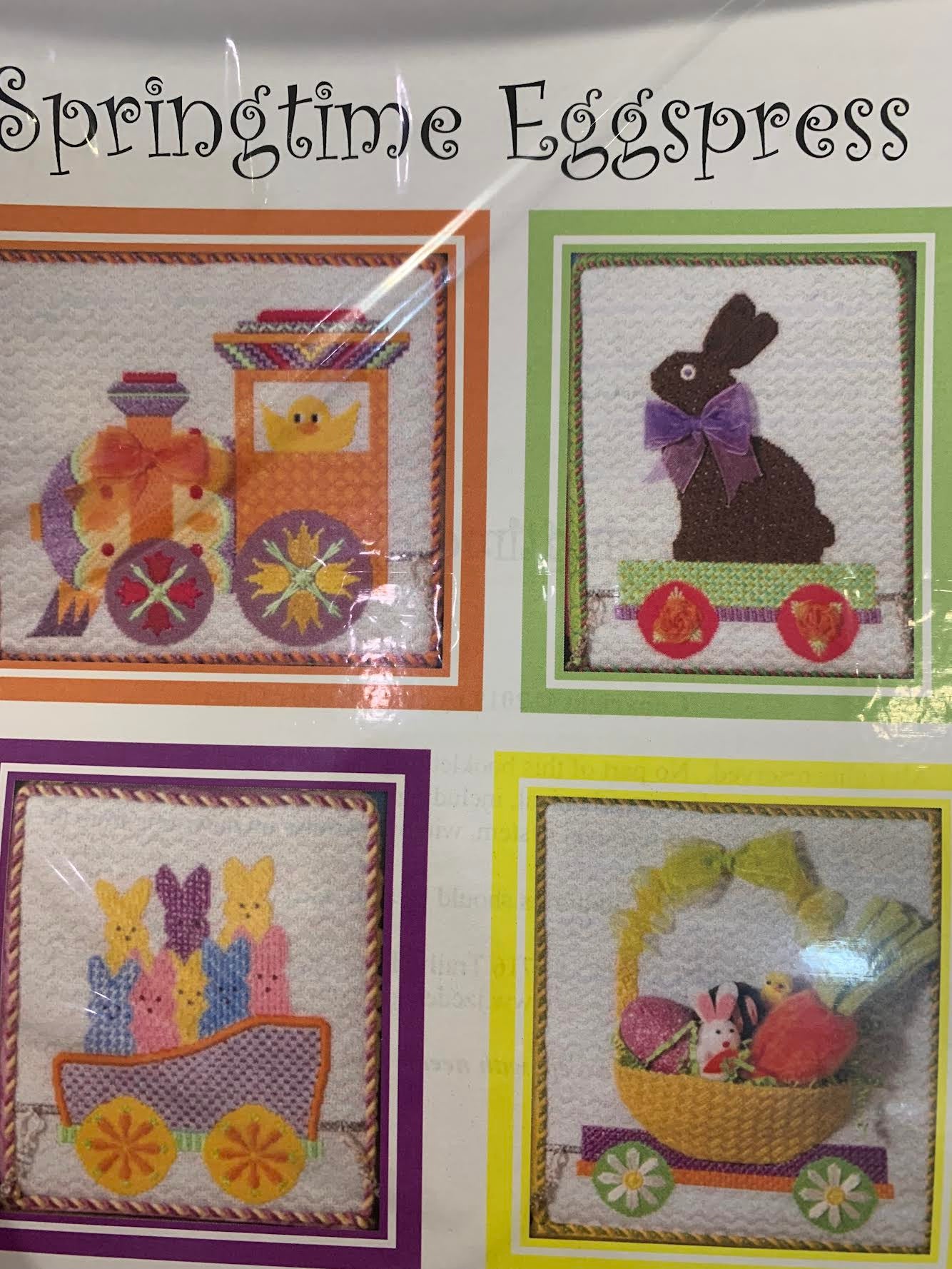 Janet Casey Easter Train and Stitch Guide – Stitch by Stitch