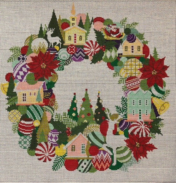 A Stitch In Time ASIT 390-18 Wreath – Stitch by Stitch