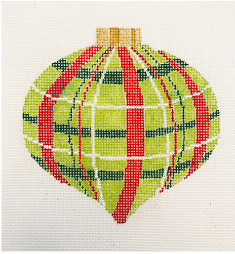 Blueberry Point Green and Red Plaid – Stitch by Stitch
