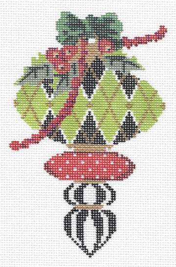 Kelly Clark KAH40-18 Peridot and Holly Harlequin – Stitch by Stitch