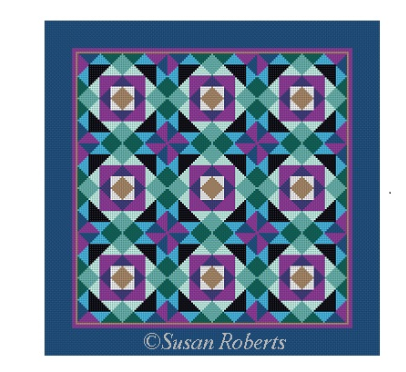 Susan Roberts 1675 Colonial Garden Quilt – Stitch by Stitch