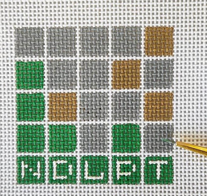 Silver Stitch Needlepoint NDLPT Wordle – Stitch by Stitch