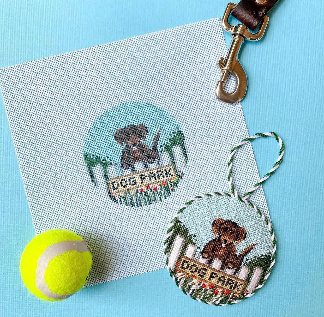 Stitch Style Dog Park - Brown Dog SS-019 with Stitch Guide – Stitch by ...