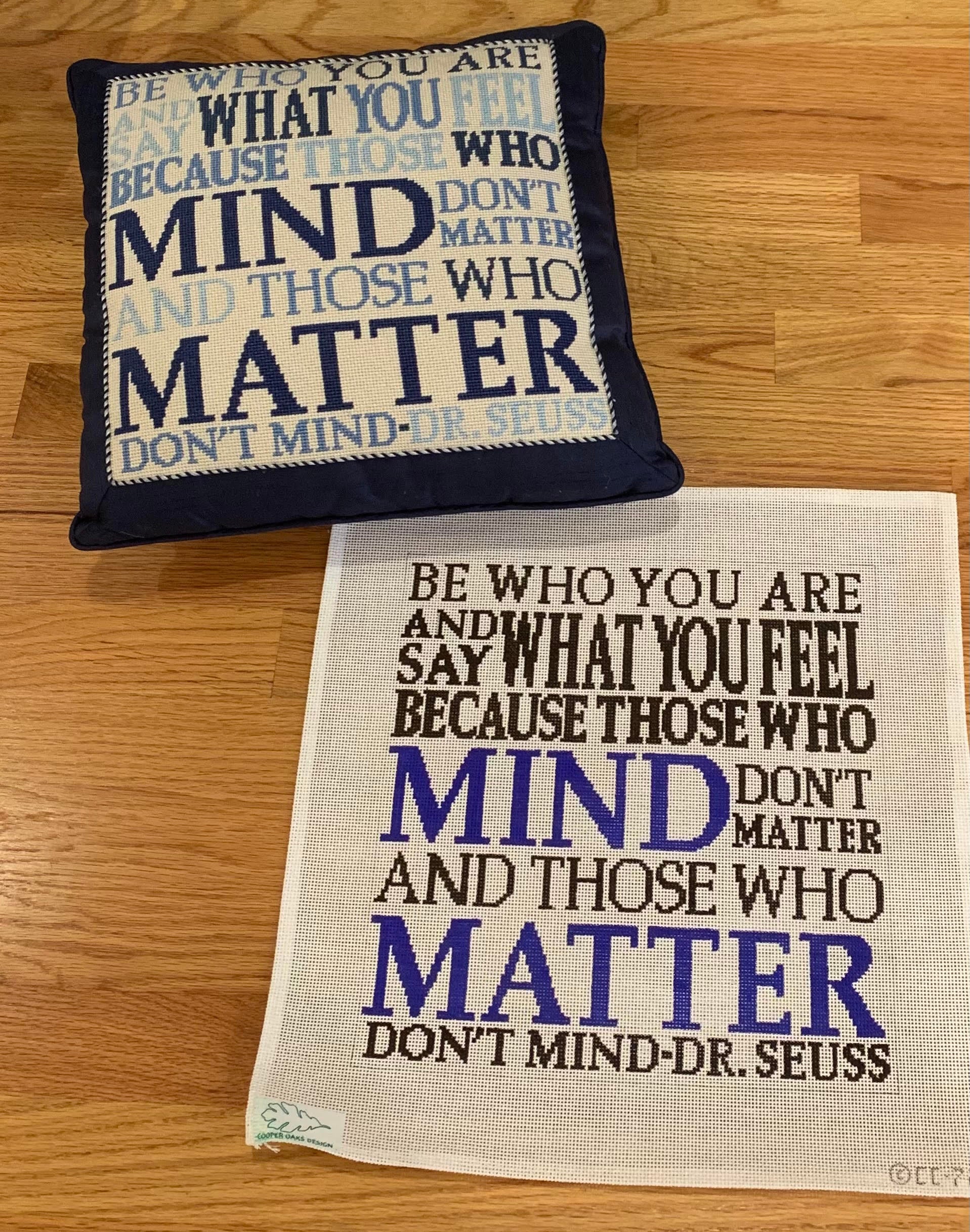 Cooper Oaks CC722 Dr. Seuss Quote – Stitch by Stitch