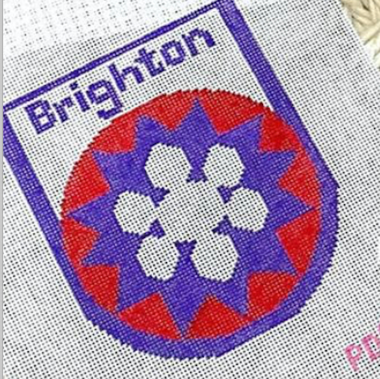 Poppys Needlepoint Vintage Brighton Patch – Stitch by Stitch