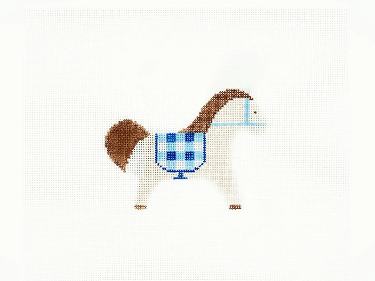 Audrey Wu AW122 Blue Gingham Pony – Stitch by Stitch