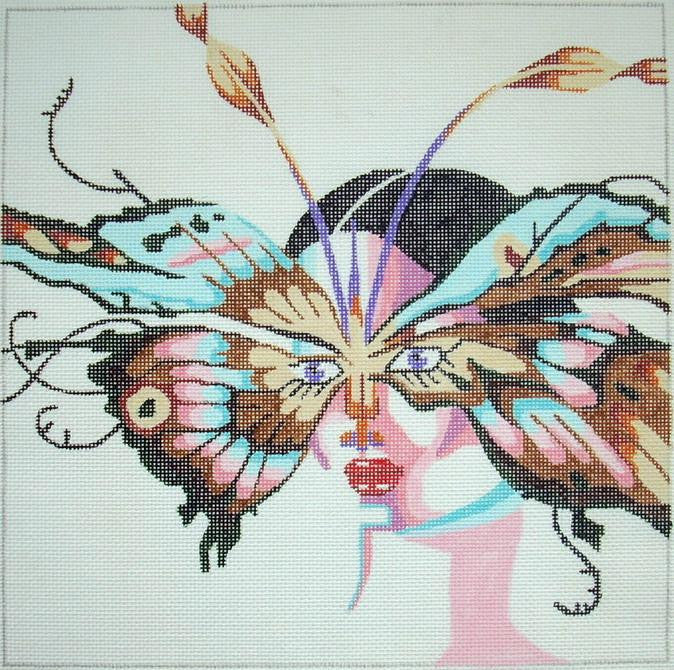 Julia's Needleworks GK420 Moth Lady – Stitch by Stitch