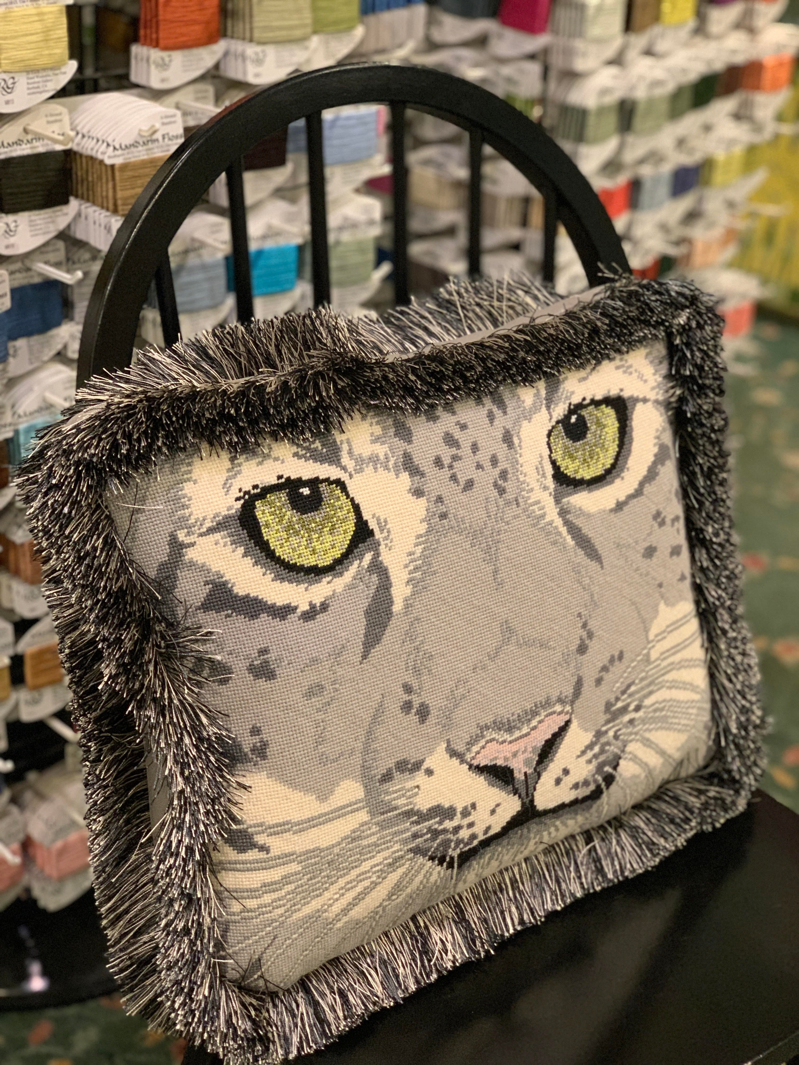 Colonial Needle White Snow Leopard – Stitch by Stitch