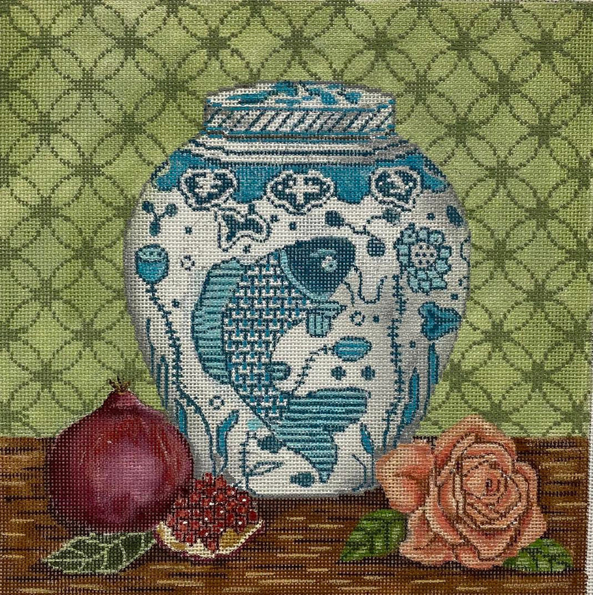 Blue and White – Stitch by Stitch