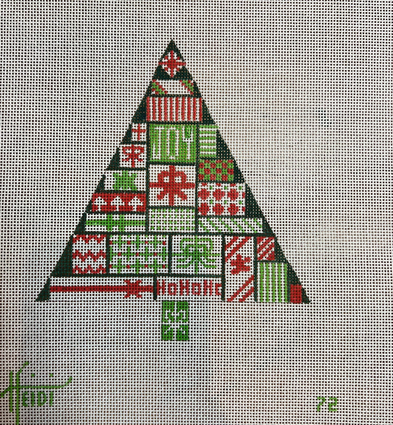 Heidi Stanley #72 Christmas Package Tree – Stitch by Stitch