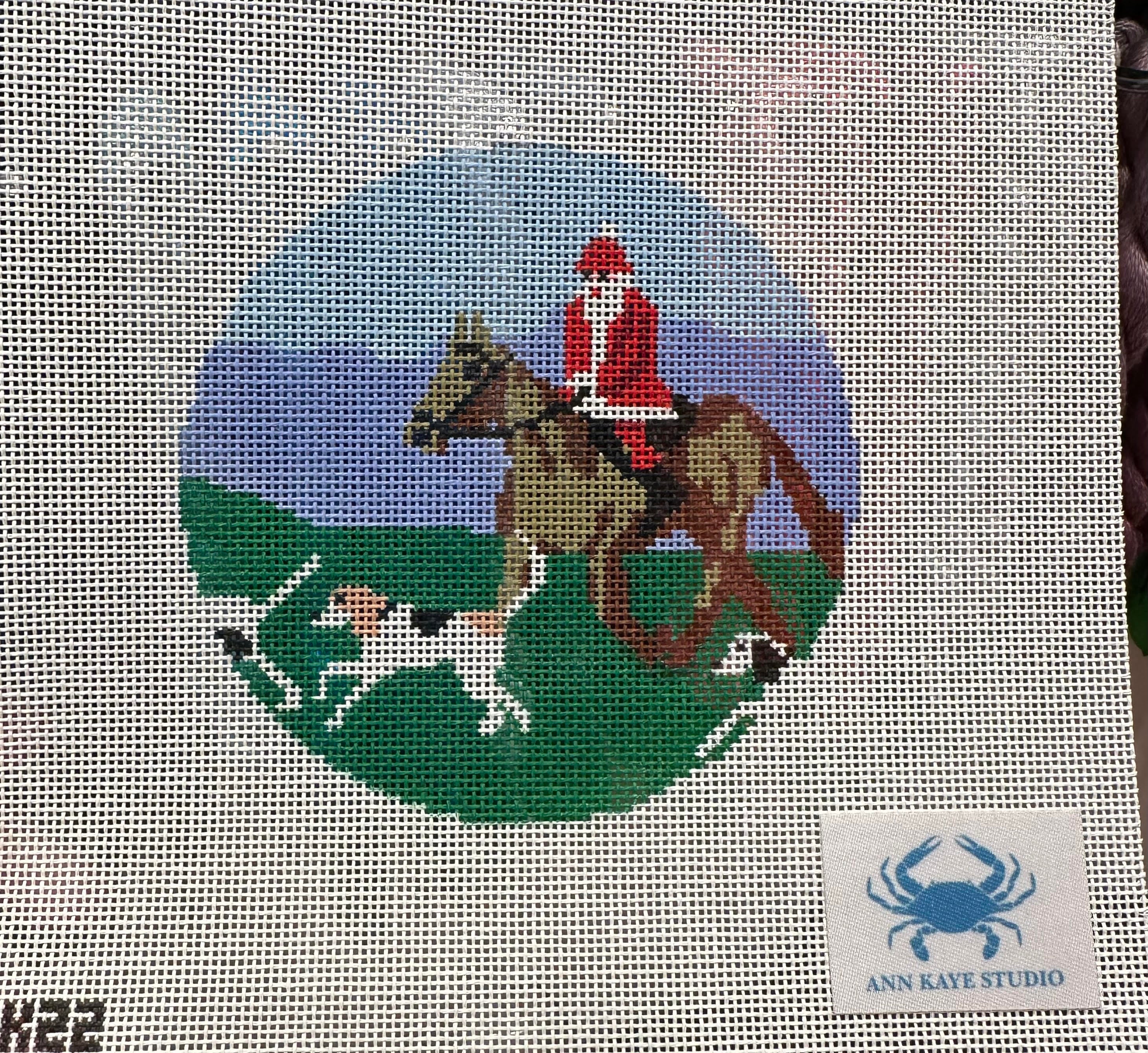 Ann Kaye AOK22 Fox Hunting Santa – Stitch by Stitch