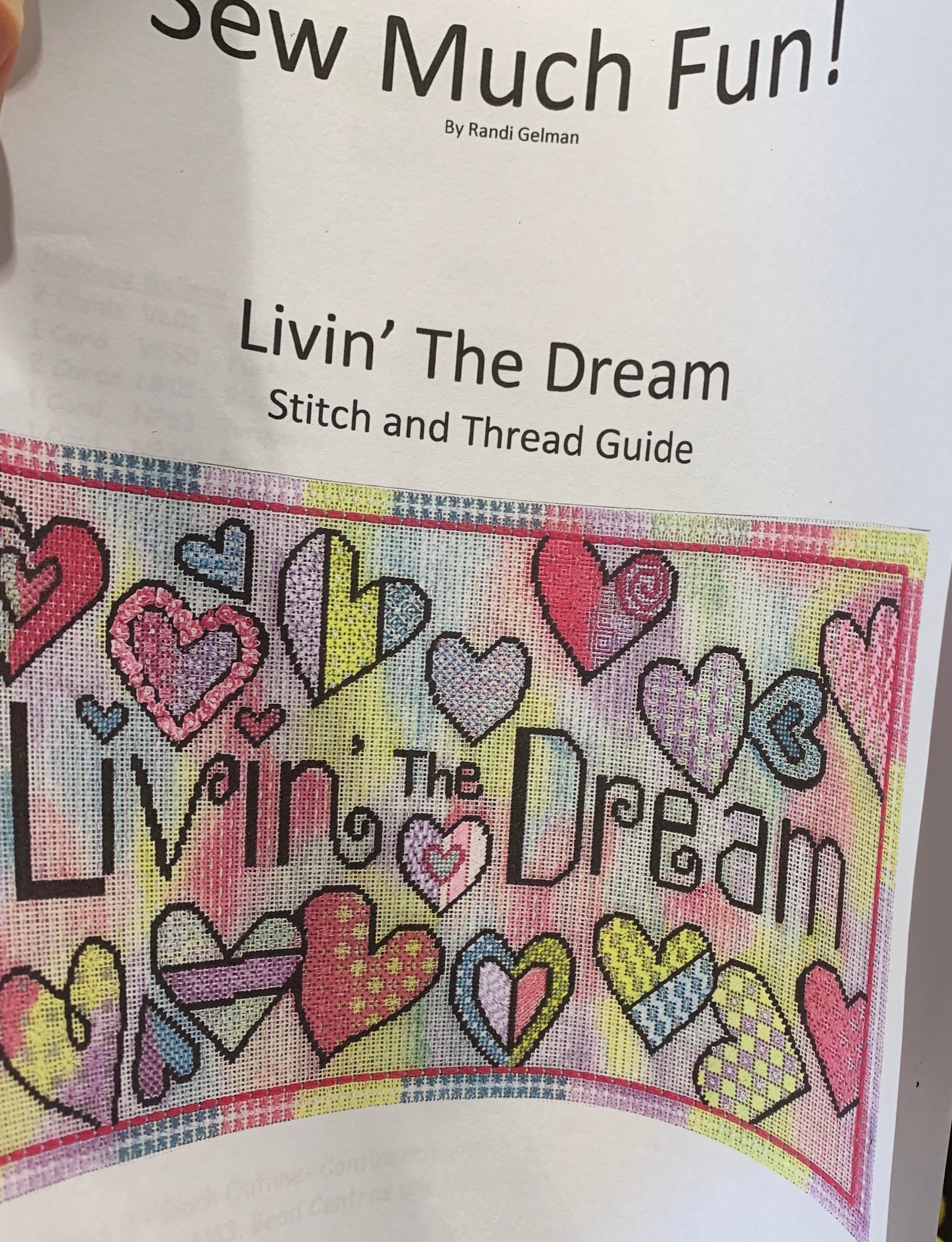 Sew Much Fun Living the Dream – Stitch by Stitch