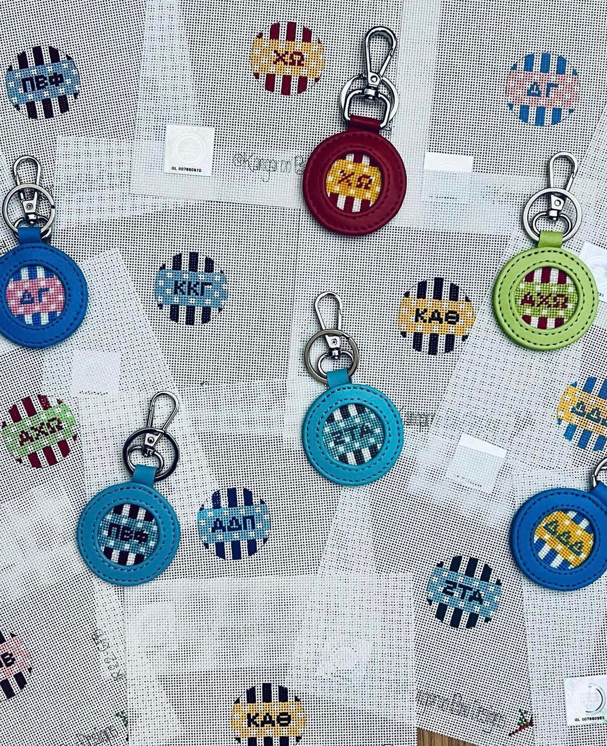 Kangaroo Paw Greek Inserts for Planet Earth Key Fobs – Stitch by Stitch