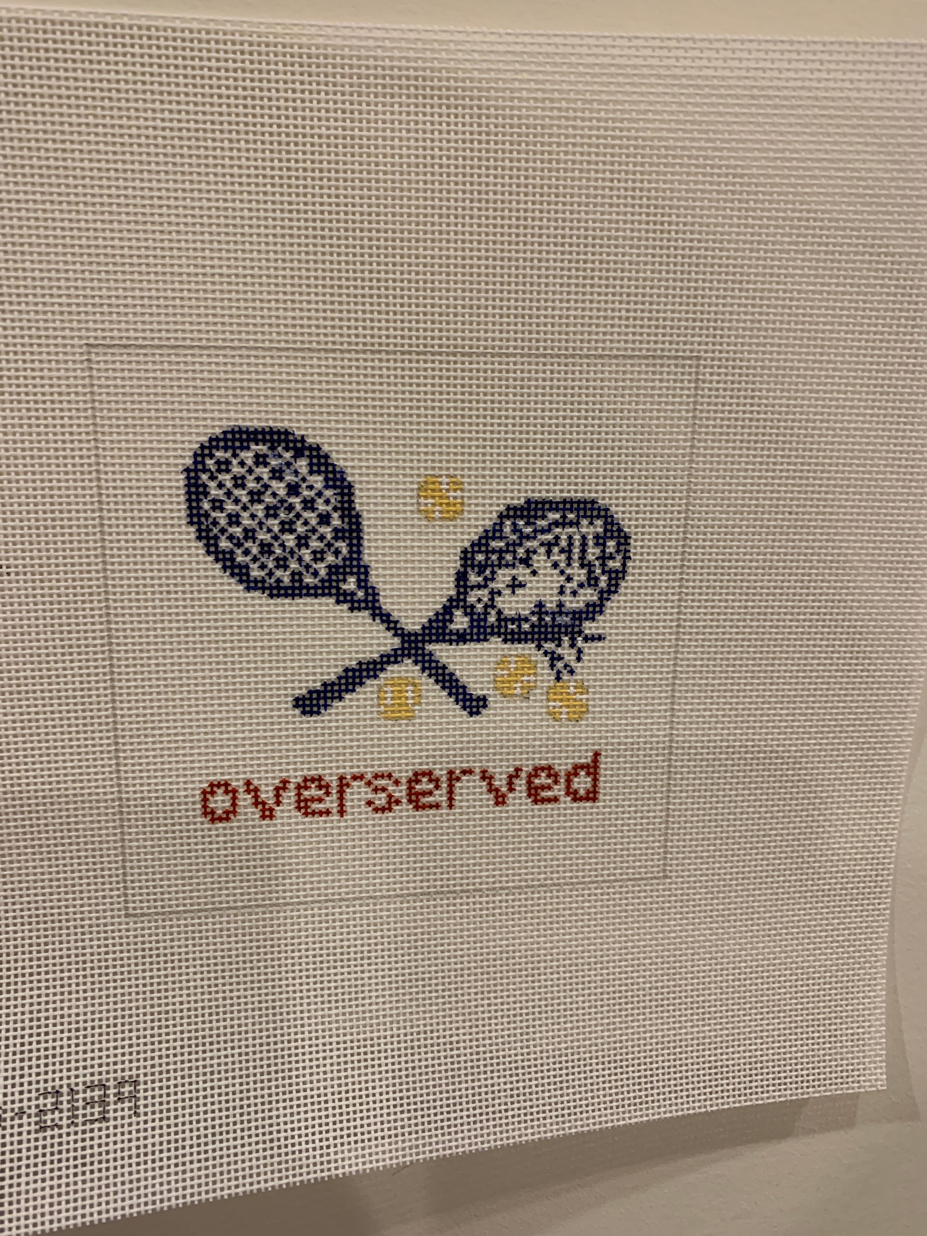 KCN KCD2139 Overserved 18 mesh Coaster – Stitch by Stitch
