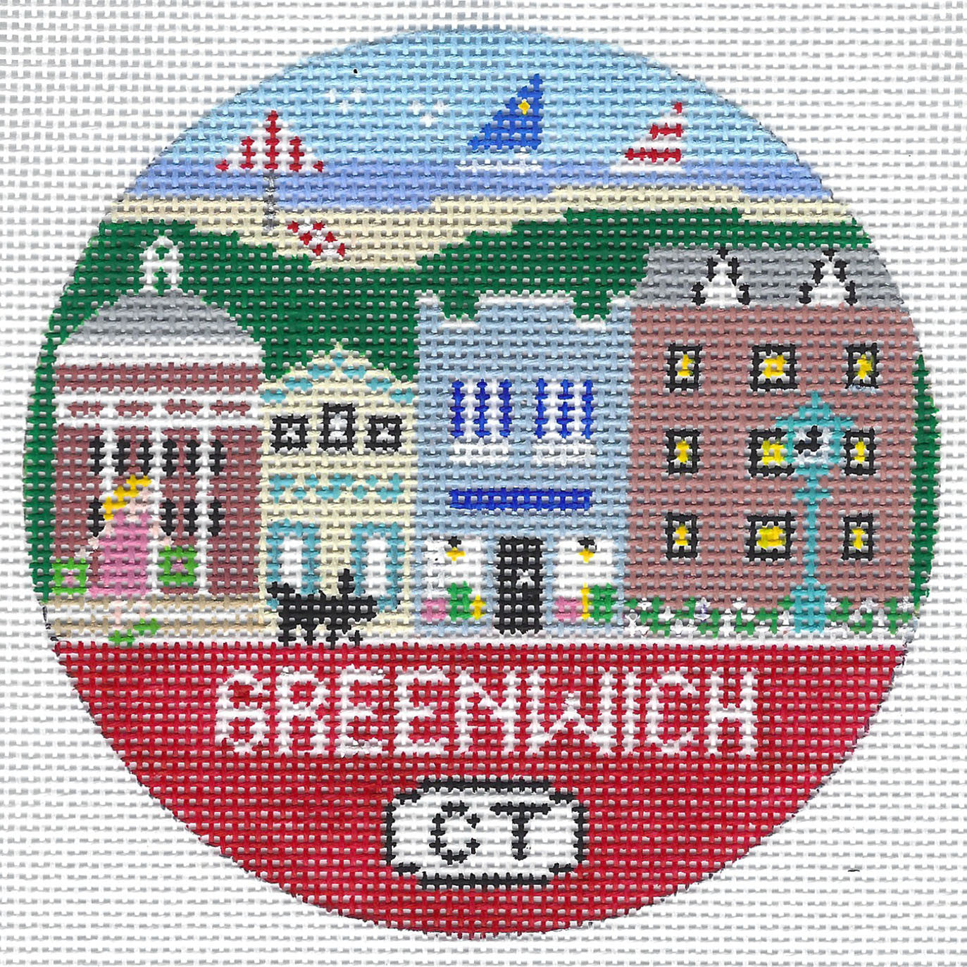 Doolittle Greenwich Round – Stitch by Stitch