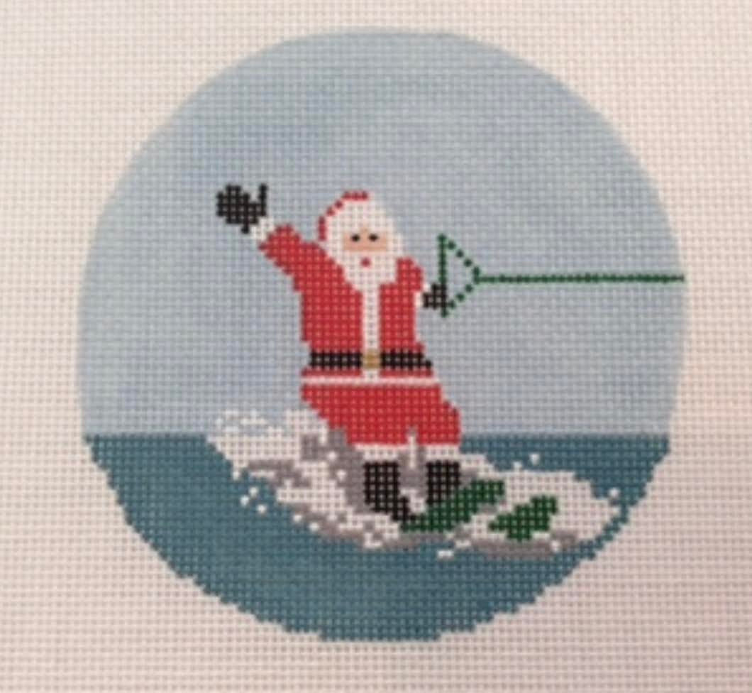 Ann Kaye AOK2 Water Skiing Santa – Stitch by Stitch